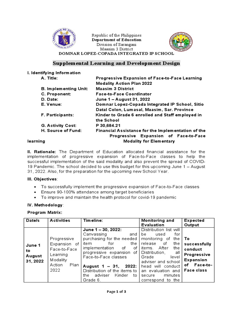 Progressive E.Limited F2F Action Plan | PDF | Business | Finance & Money Management