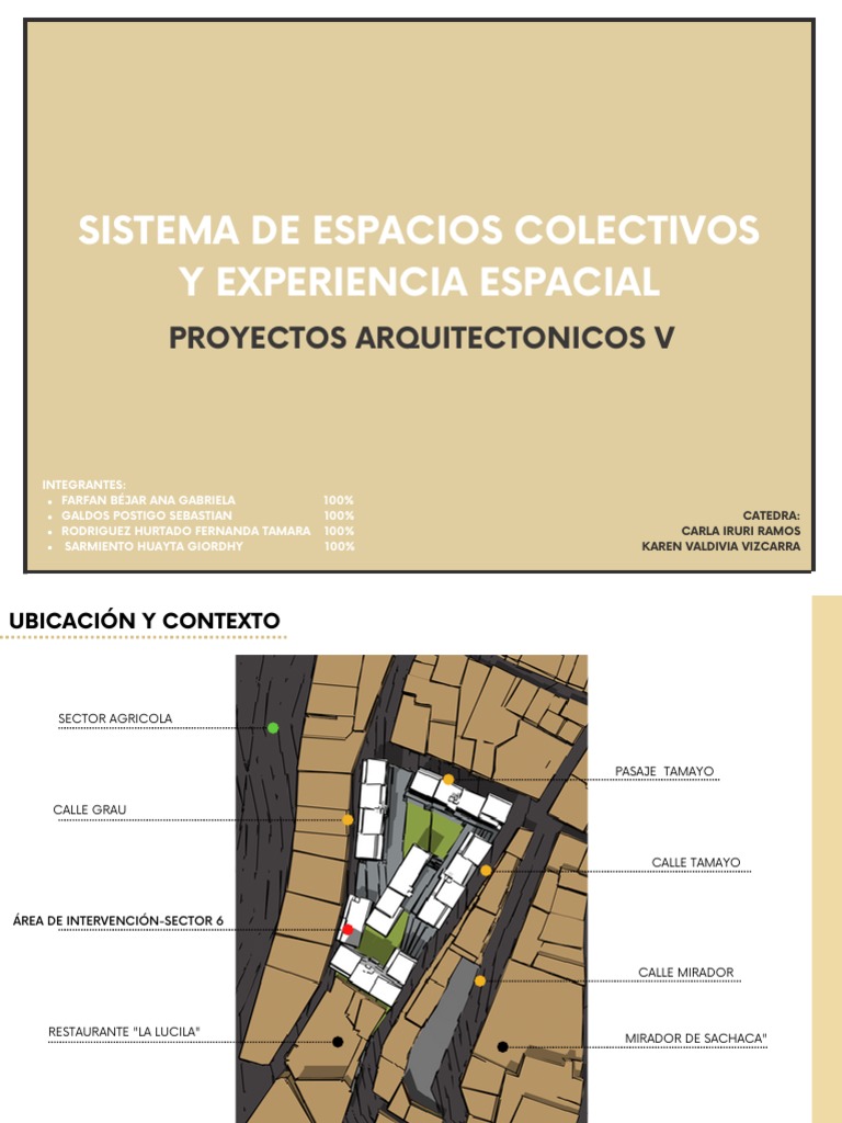 Proyectos Arquitectónicos en Sector 6 | PDF