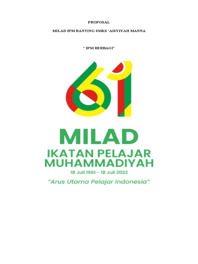 Proposal Milad IPM | PDF
