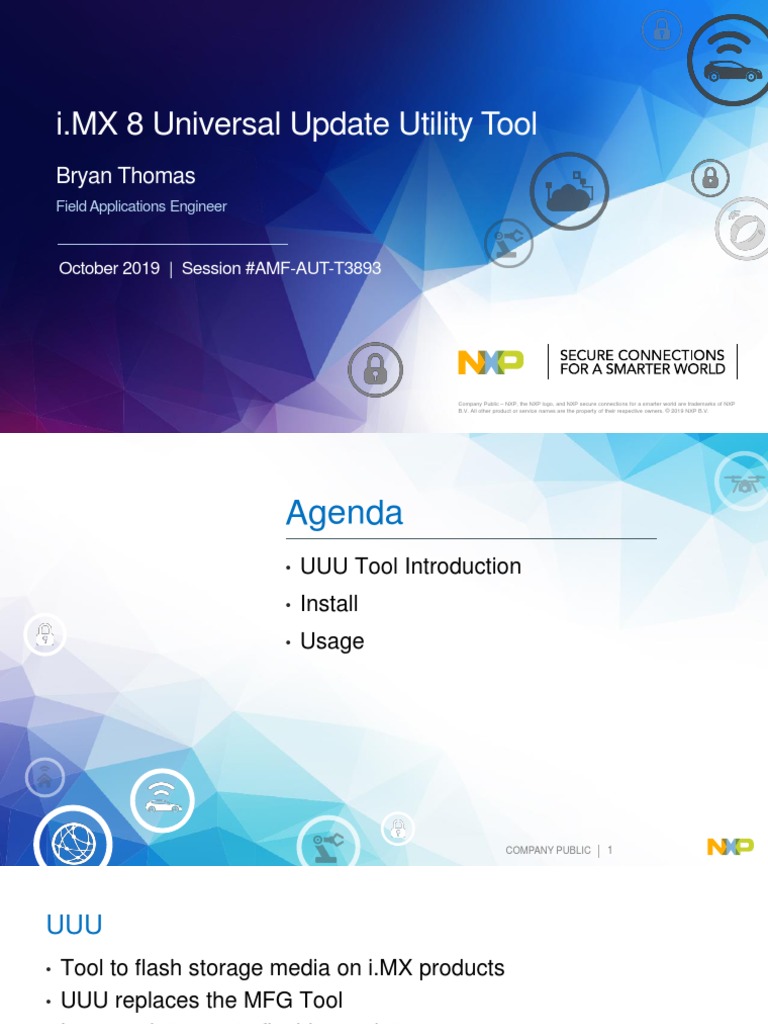 AMF-AUT-T3893 - i.MX 8 Universal Update Utility (UUU) Tool - Rev | PDF