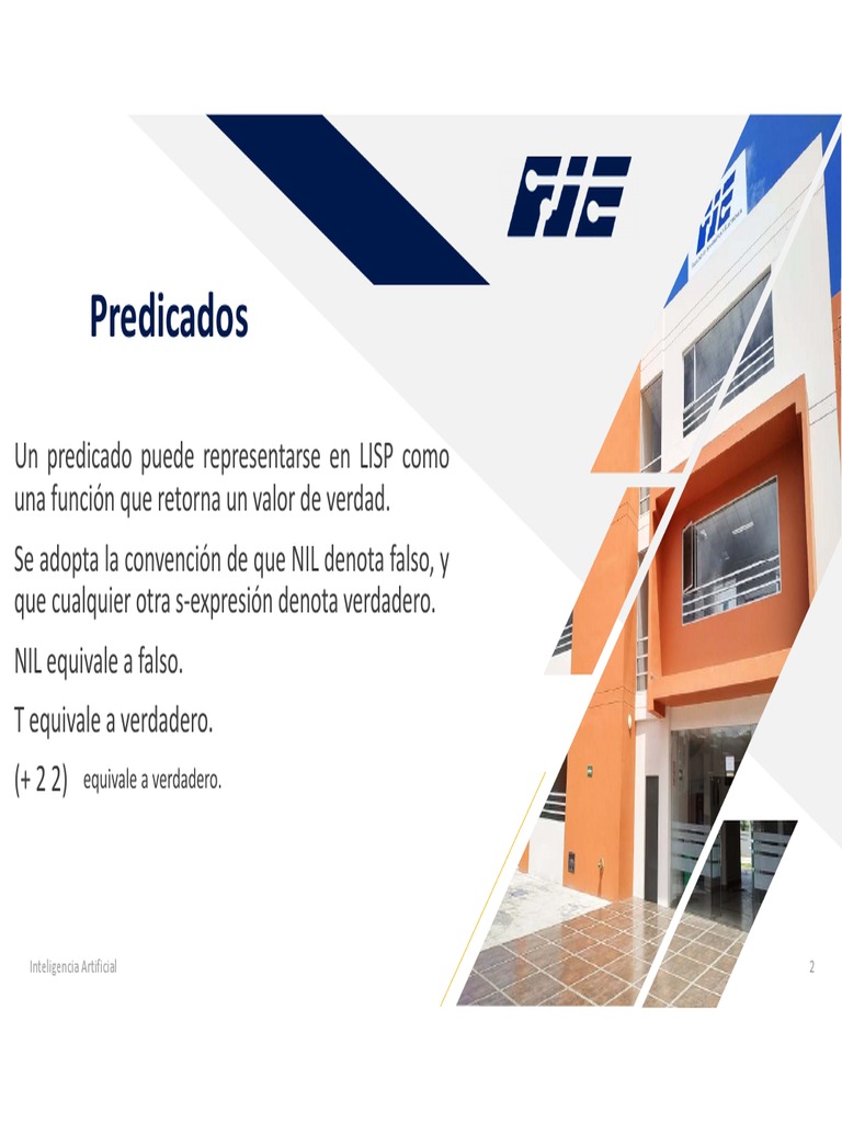 Predicados y Funciones en LISP | PDF | Informática | Sintaxis (Lógica)