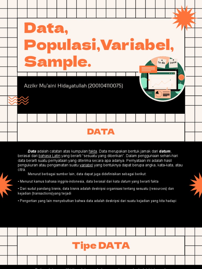Data dan Variabel dalam Penelitian | PDF | Karier & Perkembangan ...