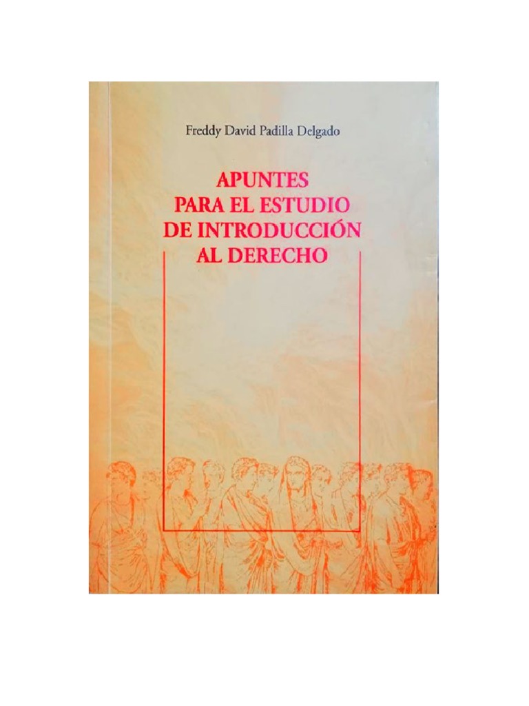 Libro Apuntes Introduccion Al Derecho Pdf