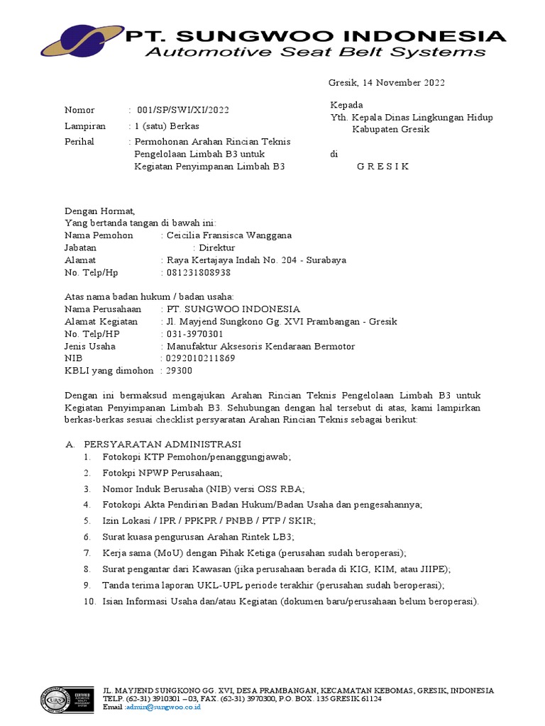 Form Arahan Rintek TPS LB3 | PDF