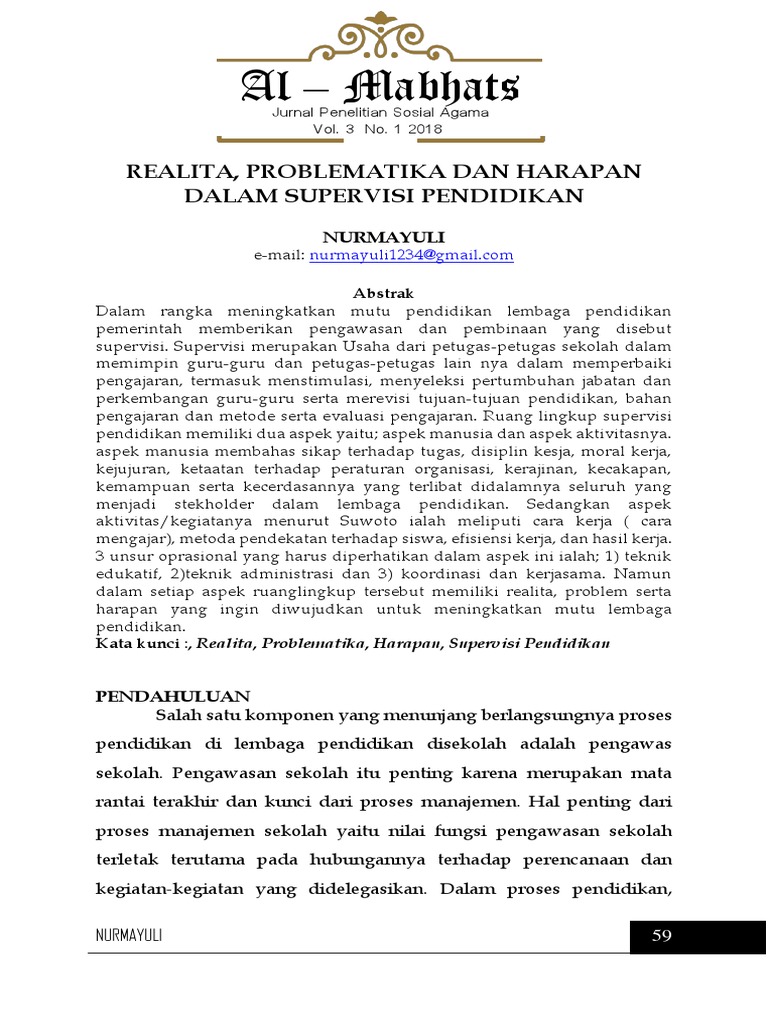 Supervisi | PDF | Karier & Perkembangan | Pengembangan Diri