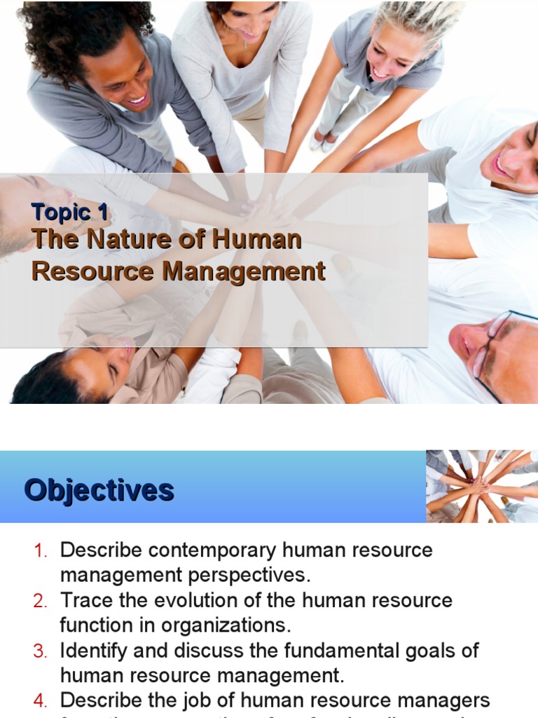 Nature of Human Resource Management | PDF | Human Resource Management ...