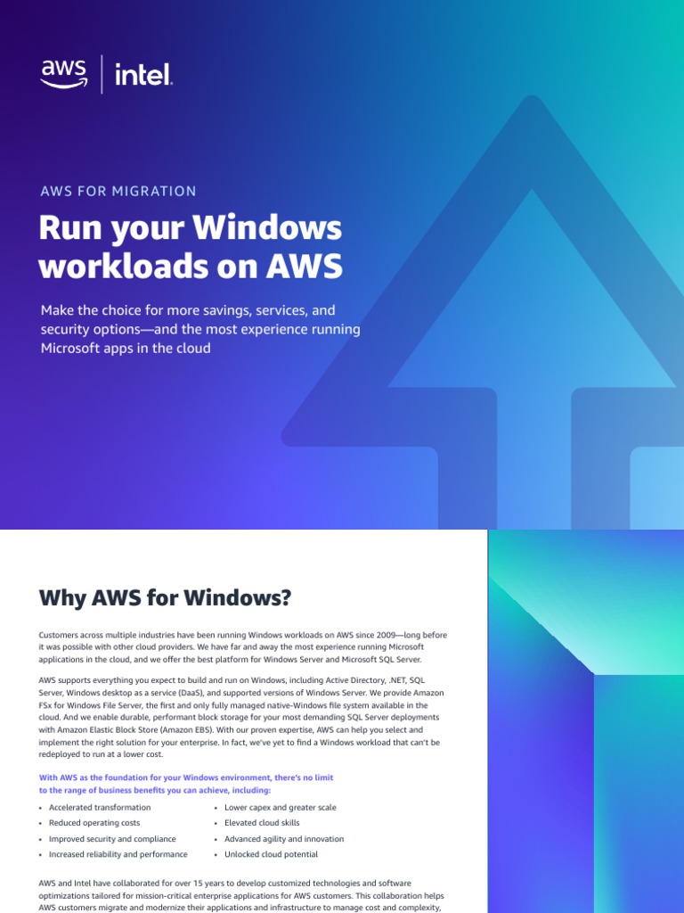 Run+Your+Windows+Workloads+on+AWS+ +en | PDF