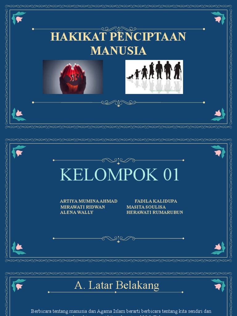 HAkikat Penciptaan Manusia (Kel. 1) | PDF