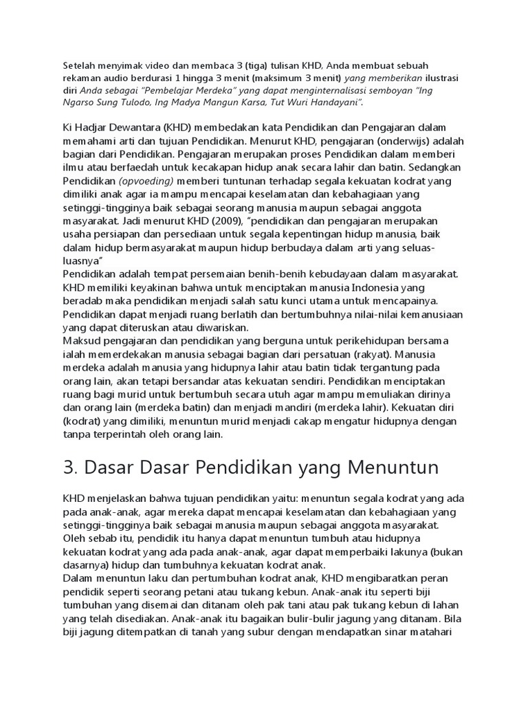 Setelah Menyimak Video Dan Membaca 3 | PDF