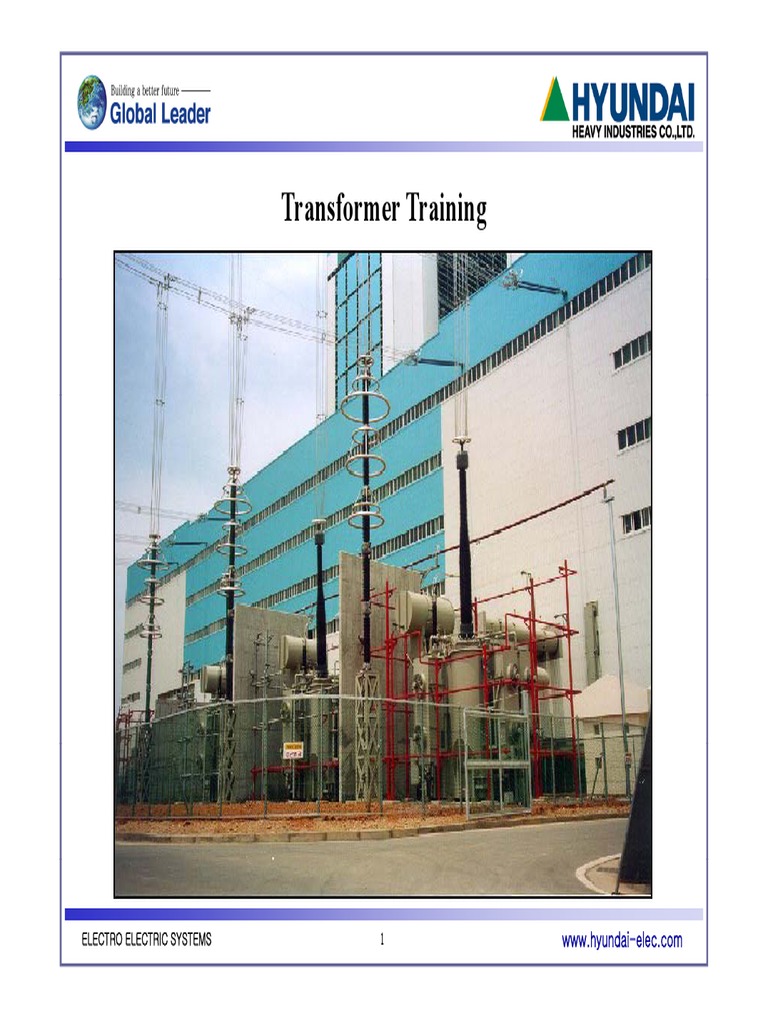 Transformer Training (SNC Lavalin - District Cooling Project) - R01 ...