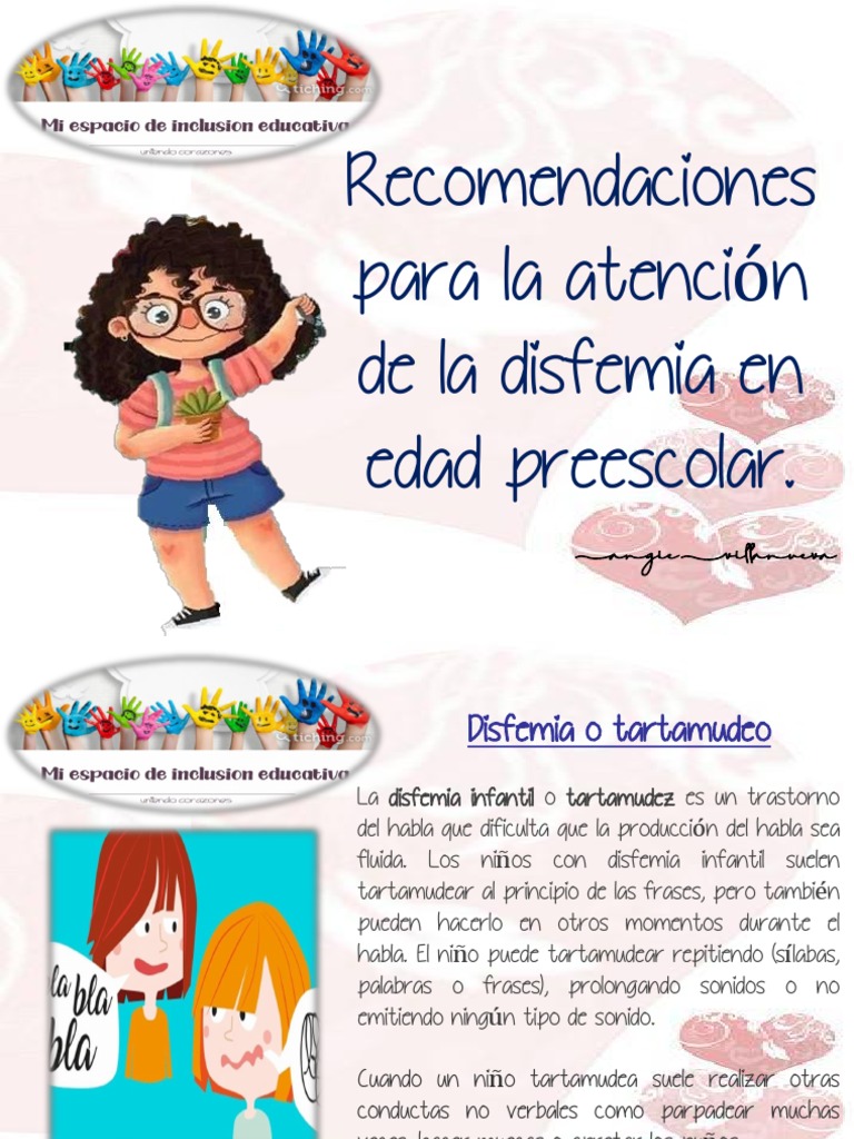 Actividades para Trabajar La Disfemia (Tartamudez) | PDF