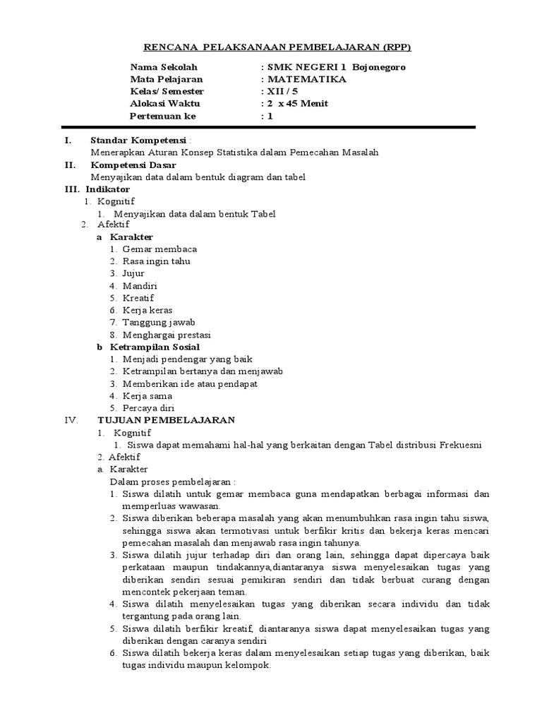 Penyajian Data Unsur-Unsur TDF | PDF