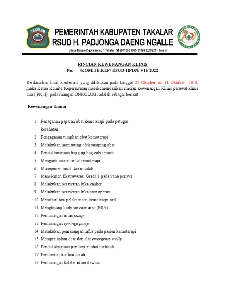 RKK PK Ii Onkologi | PDF | Sains & Matematika