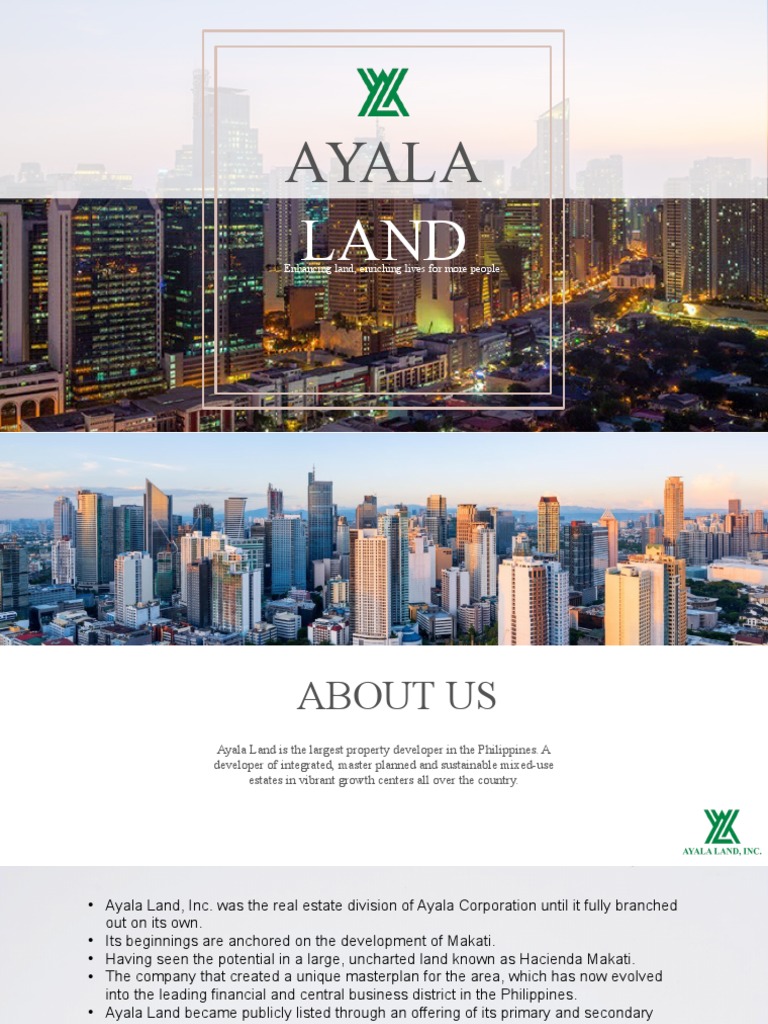 Ayala Land and DMC I Homes | PDF