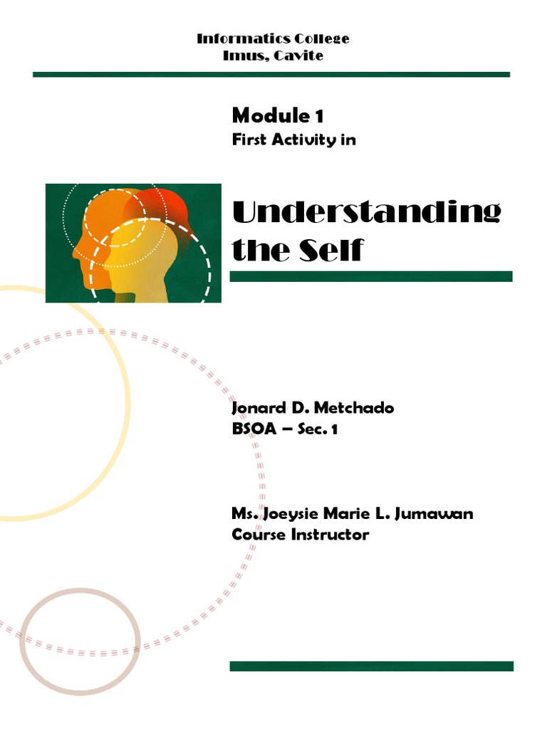 Understanding The Self | PDF | Psychology | Scientist