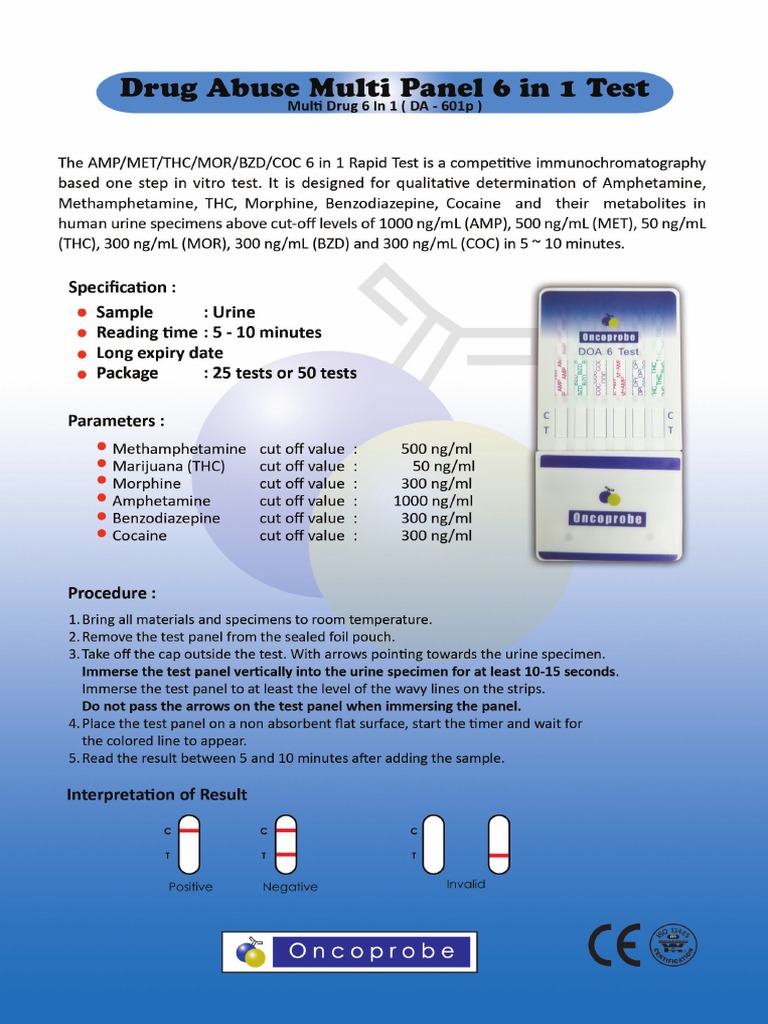 Spesifikasi Kit NArkoba 6 Parameter | PDF