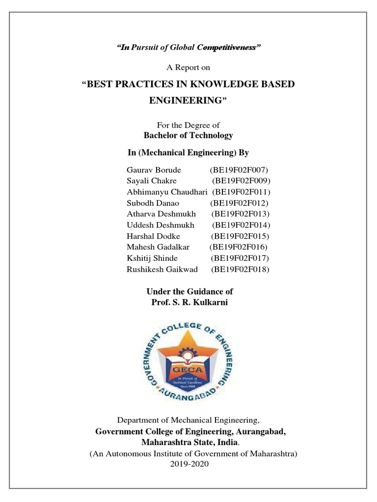 Design and Assembly of a Cam Follower Mechanism for Knowledge Based Engineering Project | PDF ...