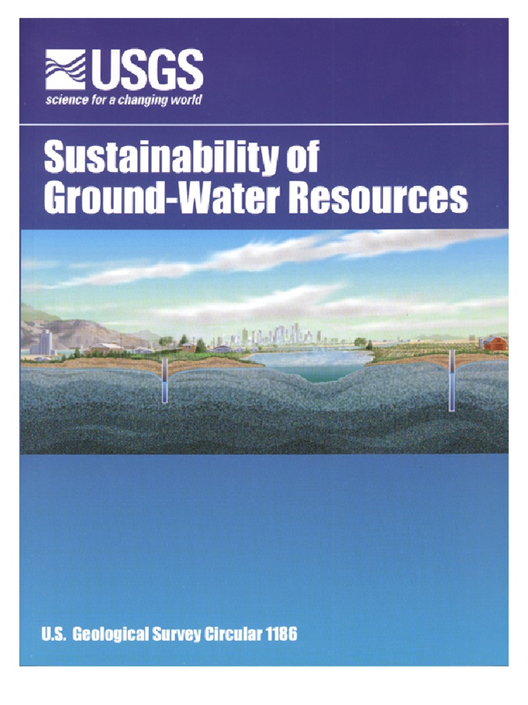 Sustainability of Ground-Water Resources | PDF | Groundwater | Aquifer