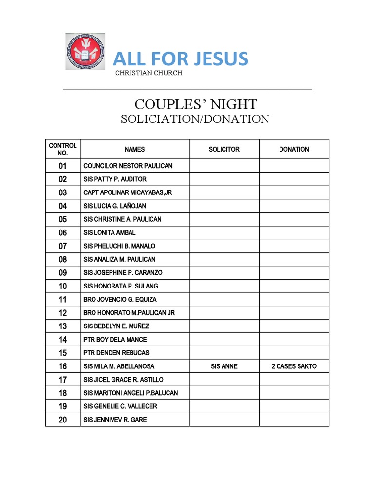 Solicitation Control | PDF