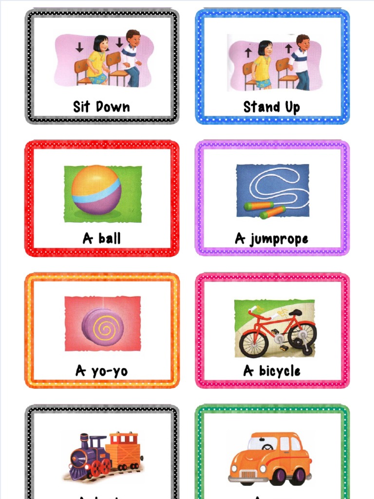 Vdocuments - MX - Flash Cards For Oxford Lets Begin | PDF