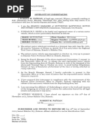 Joint Affidavit of Nearest Relative Almarines | PDF | Legal Procedure ...