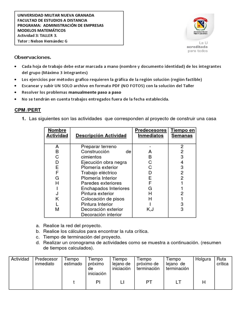 Actividad Complementaria 3 | PDF