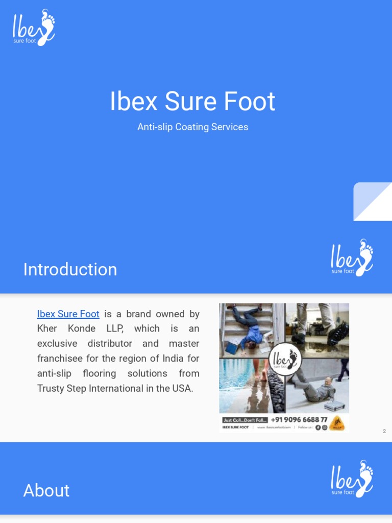 Ibex Sure Foot | PDF | Flooring | Economic Sectors