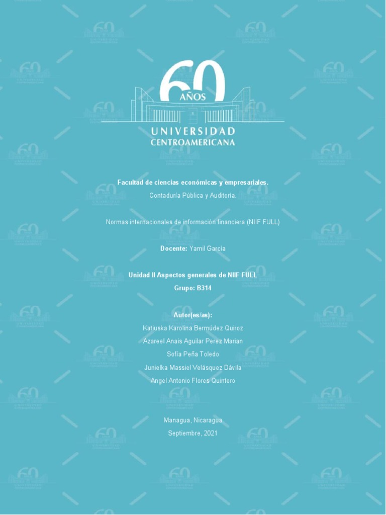 Grupo 1 - Tarea Unidad II - Aspectos Generales NIIF FULL | PDF | normas ...
