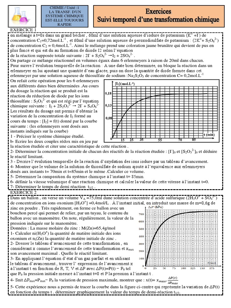 Exercices 6 Suivi Temporel | PDF