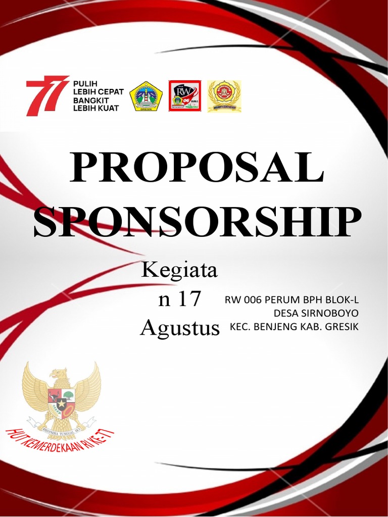 Proposal Sponsorship 17an 2022 RW 006 - SGH | PDF