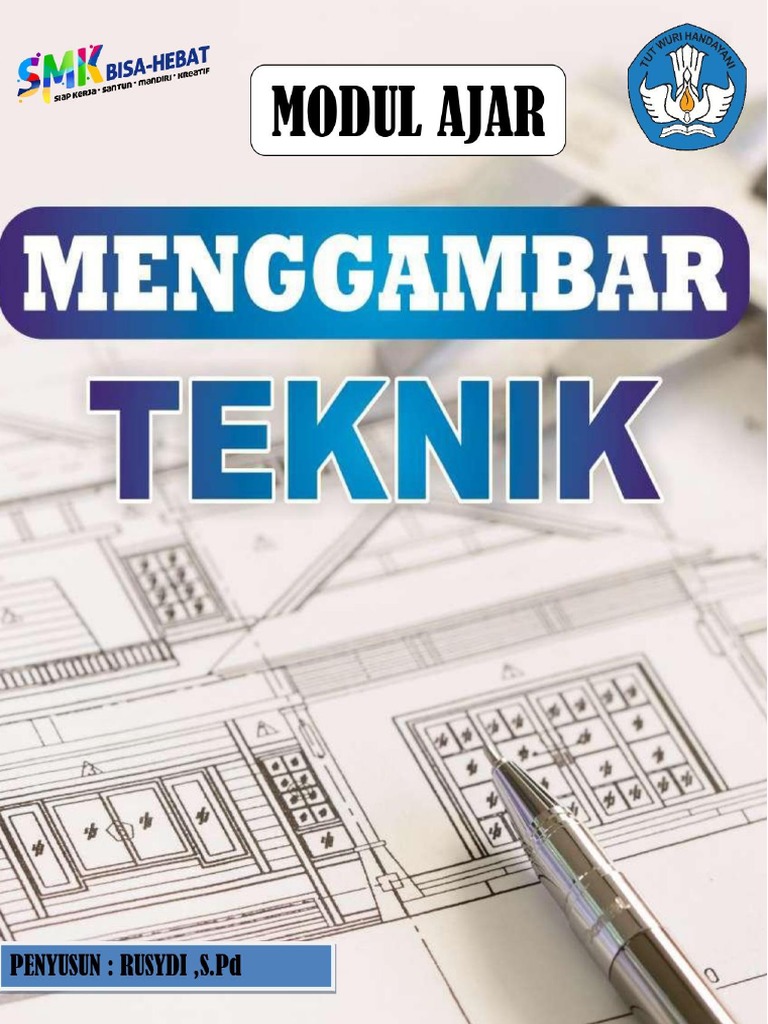 775modul Ajar Gambar Teknik Etiket | PDF