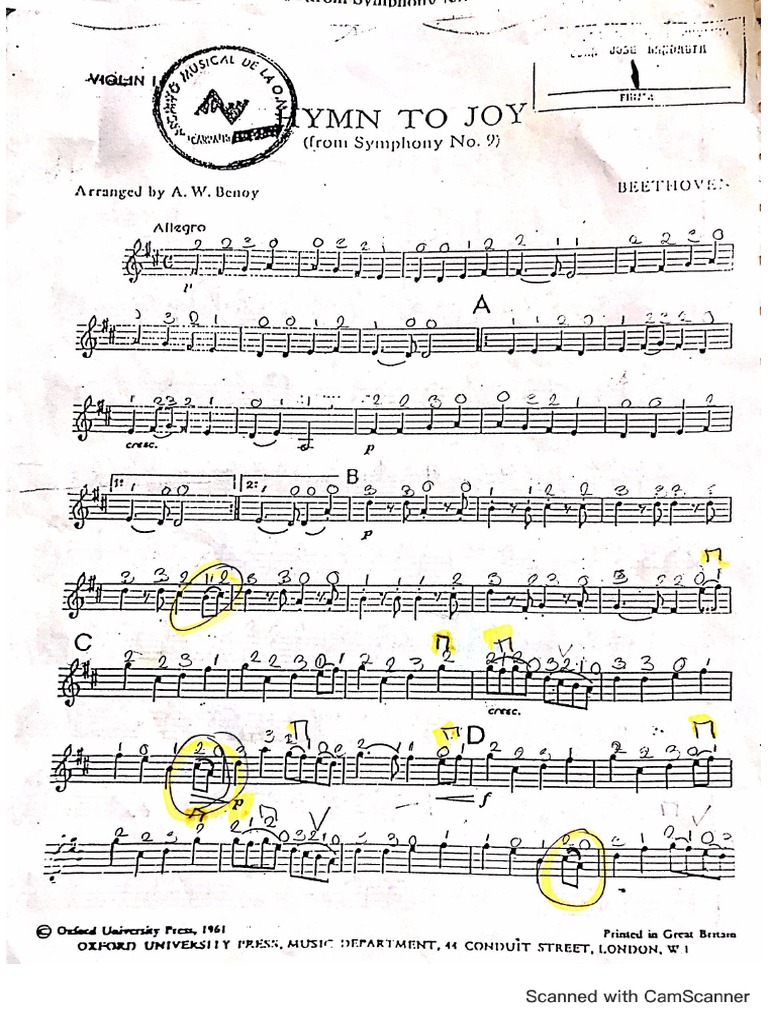Hymn To Joy | PDF
