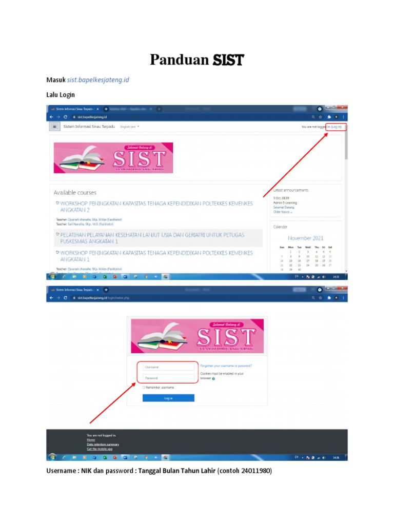 Panduan Lengkap Sistem Informasi Sistem Terpadu (SIST) untuk Pelatihan ...