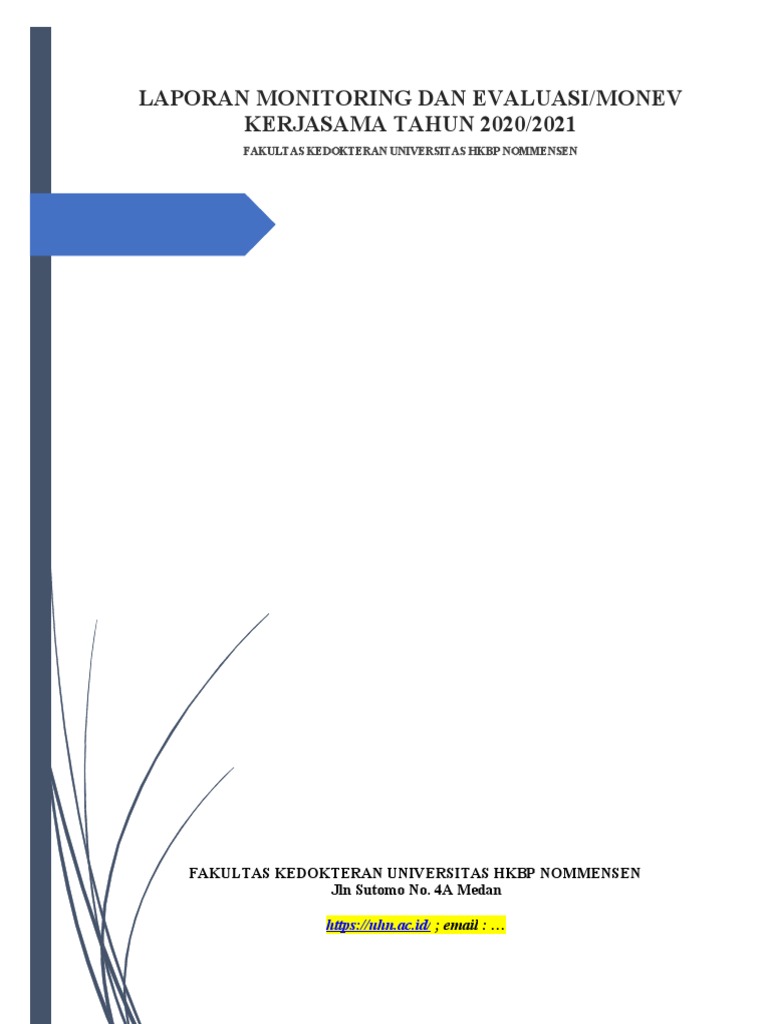 Contoh-LAP MONEV KERJASAMA 2020 | PDF