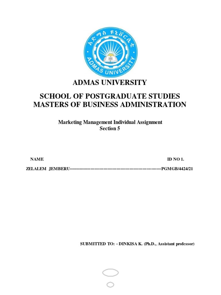 Individual Assignment Pdf
