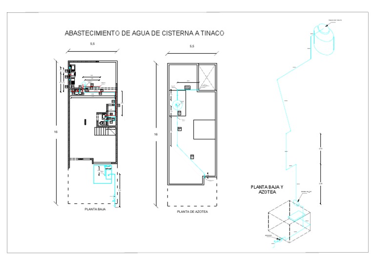 Plano de Instalacion Hidraulica-3 | PDF