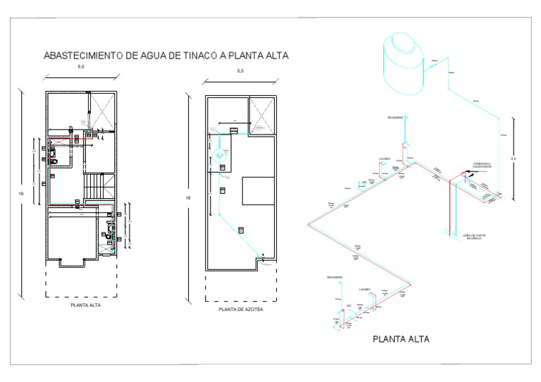 Plano de Instalacion Hidraulica-4 | PDF