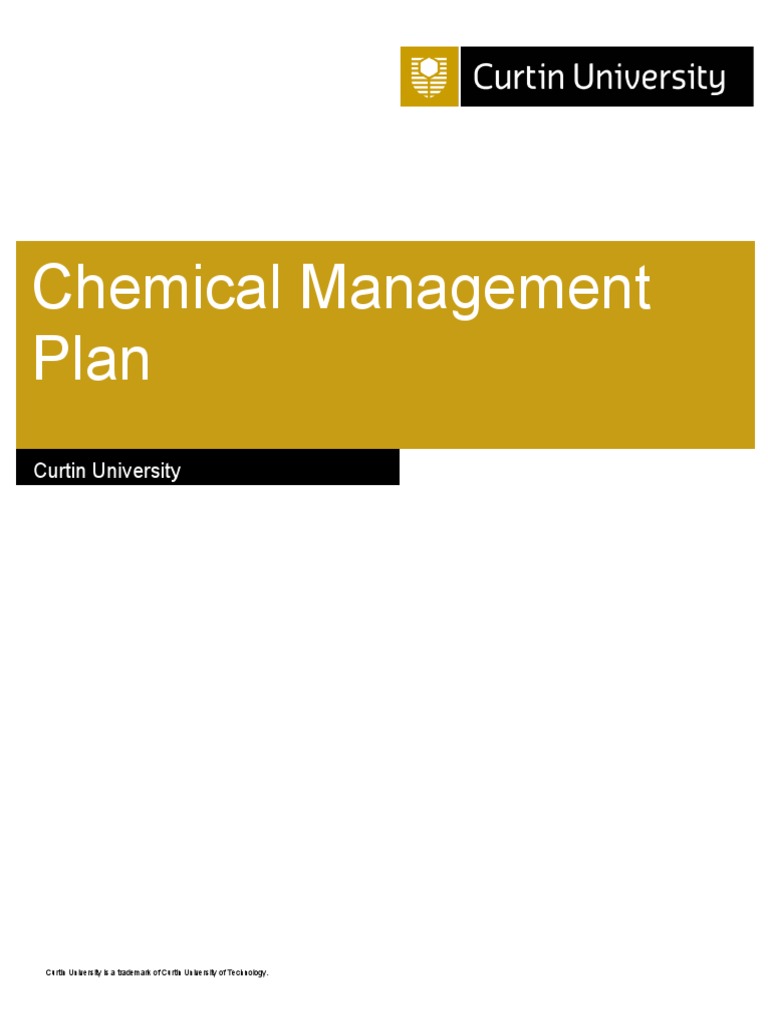 Chemical Management Plan | PDF | Dangerous Goods | Occupational Safety ...