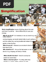 Energy Conservation and Work Simplification Handout | PDF