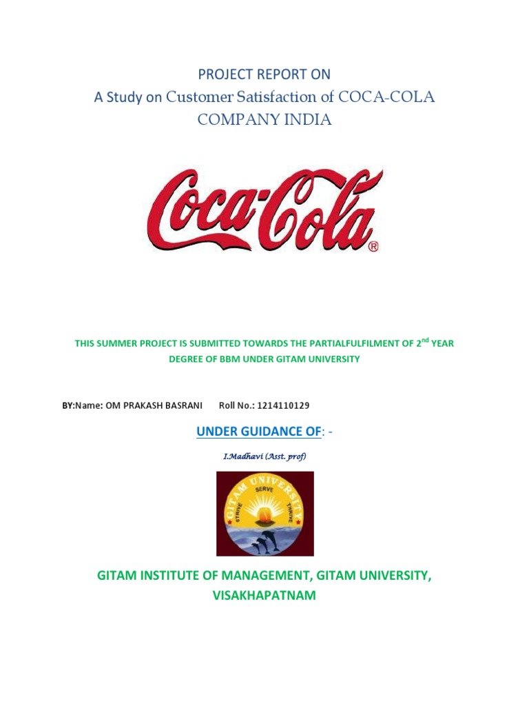 Idoc - Pub Customer Satisfaction Coca Cola | PDF | Customer Relationship Management | The Coca ...