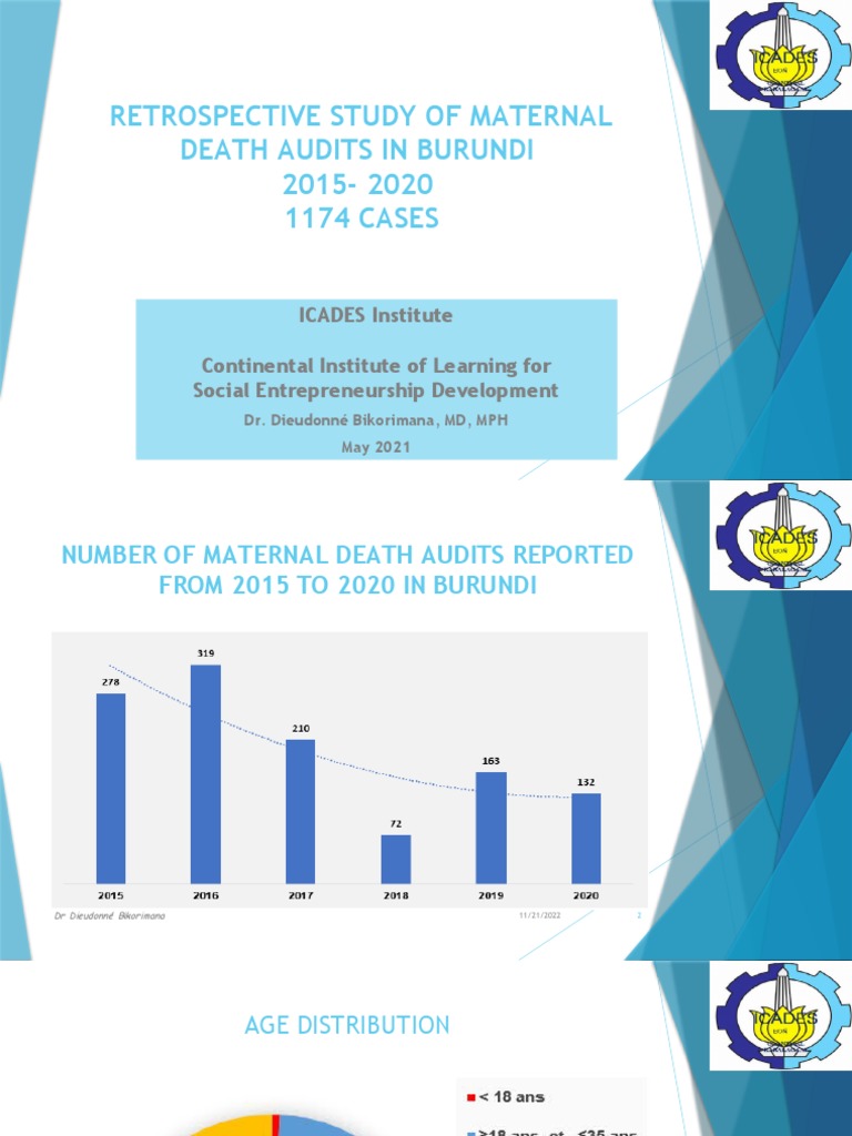 Retrospective Study of Maternal Death Audits in Burundi | PDF | Maternal Death | Childbirth