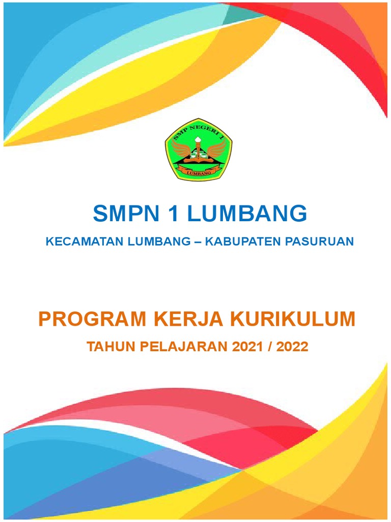 Program Kurikulum 2021 - SMPN 1 Lumbang | PDF