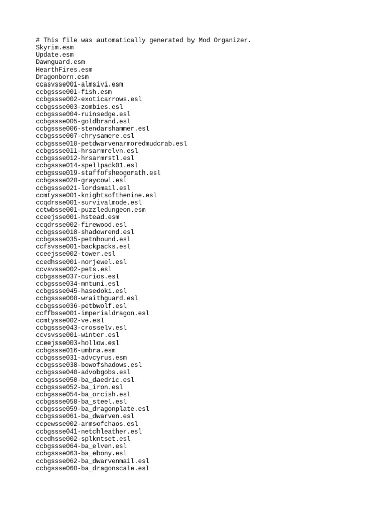Load Order | PDF | Games & Activities