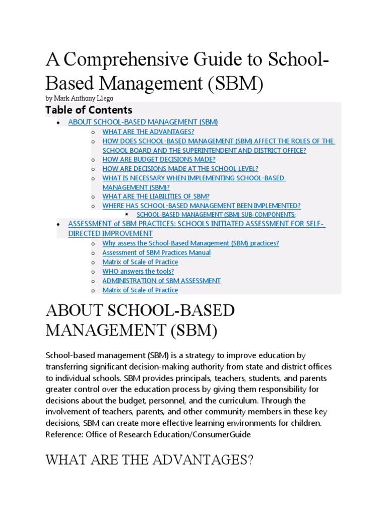 SBM Comprehensive Guidelines 2022 | PDF