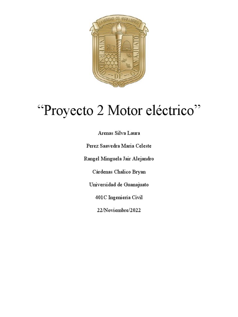 Proyecto 2 | PDF | Electromagnetismo | Electricidad