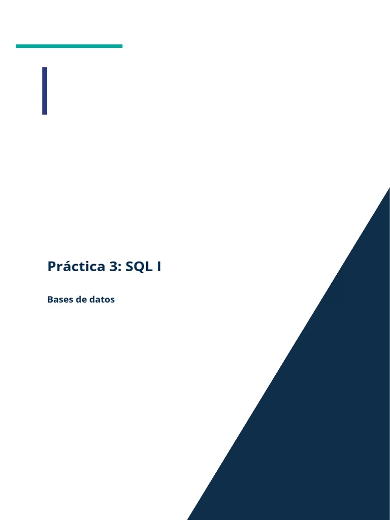 Práctica 3 Sql I Pdf Mi Sql Sql