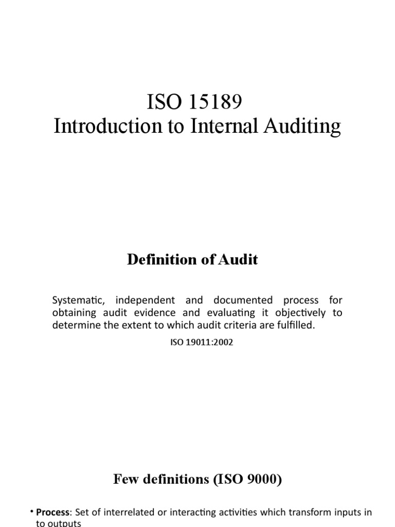 Introduction To Internal Auditing | PDF | Audit | Auditor's Report