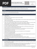 SOP (Fire Hydrant System, ETP, STP) | PDF