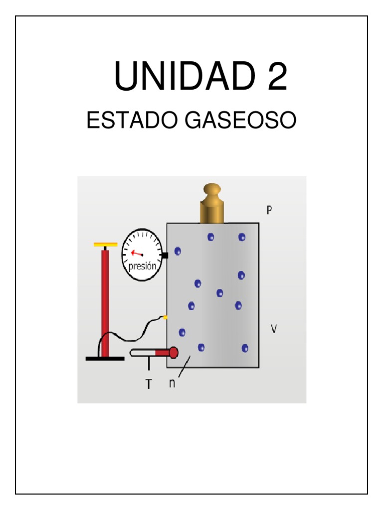 Unidad 2 Quimica Pdf Gases Mole Unidad