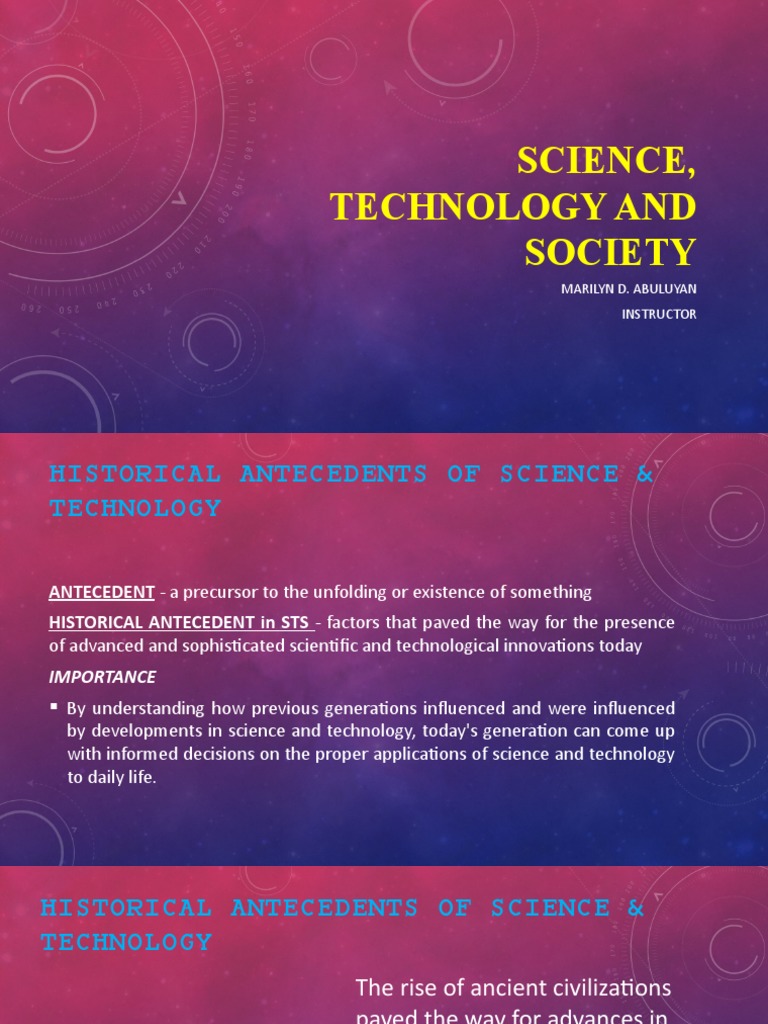 STS Module 1, Lesson 2 | PDF | Spinning (Textiles) | Science